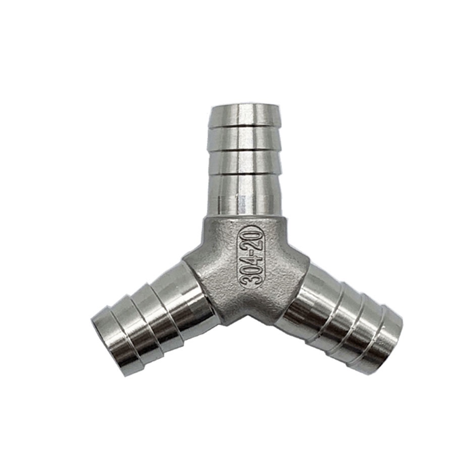 6mm to 25mm 304 Stainless Steel Y Type Hose Barb Joint Pagoda Connector ...