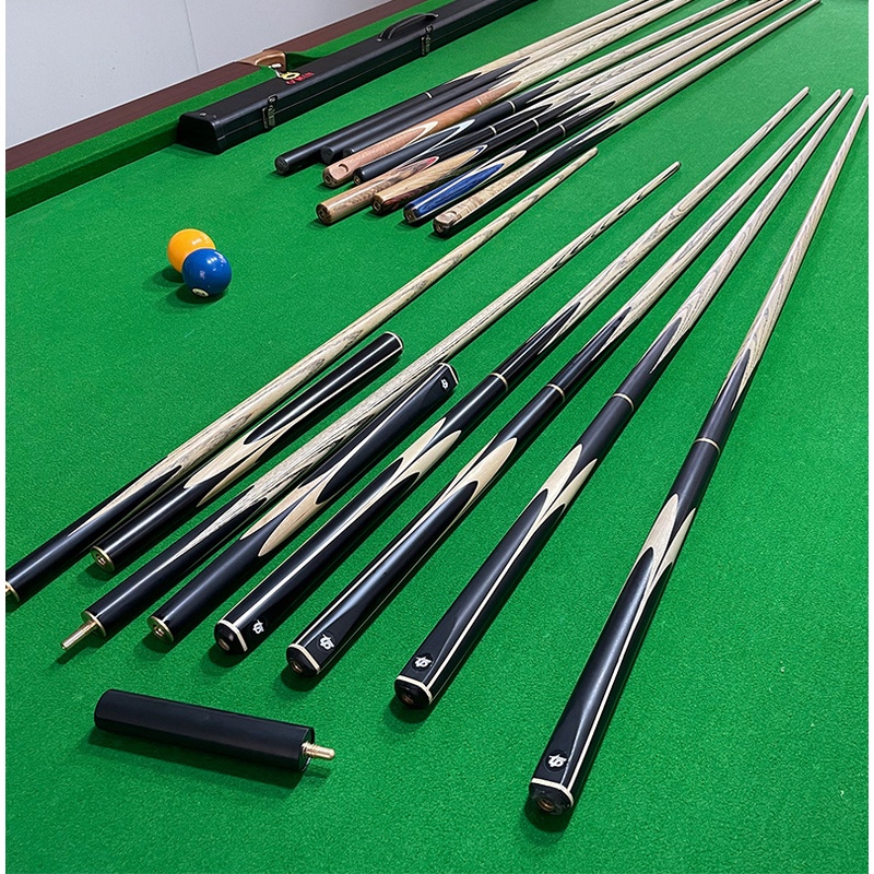 10MM Cue Snooker Cue Stick Pool Billiard 3-piece 145cm Cue 3/4 ...