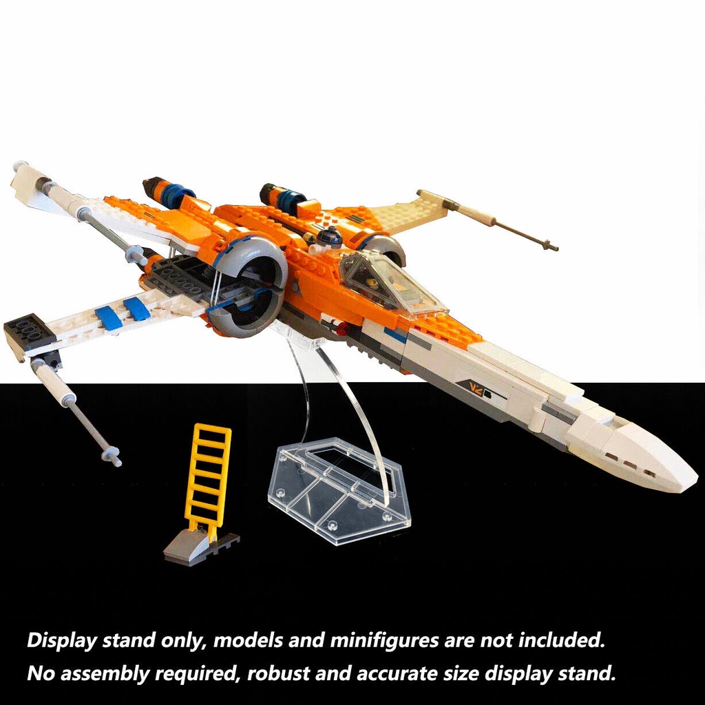 Display Stand for LEGO 9493 75301 X-wing Starfighter, Acrylic 3D stand ...