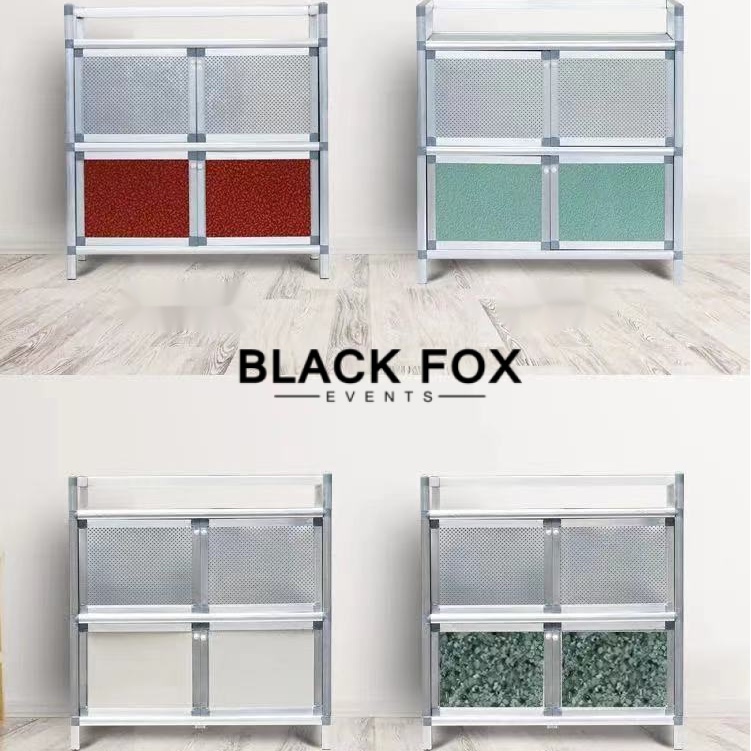 FOX Aluminum Alloy Cupboard Kitchen Cabinet Storage Cabinet Stainless ...