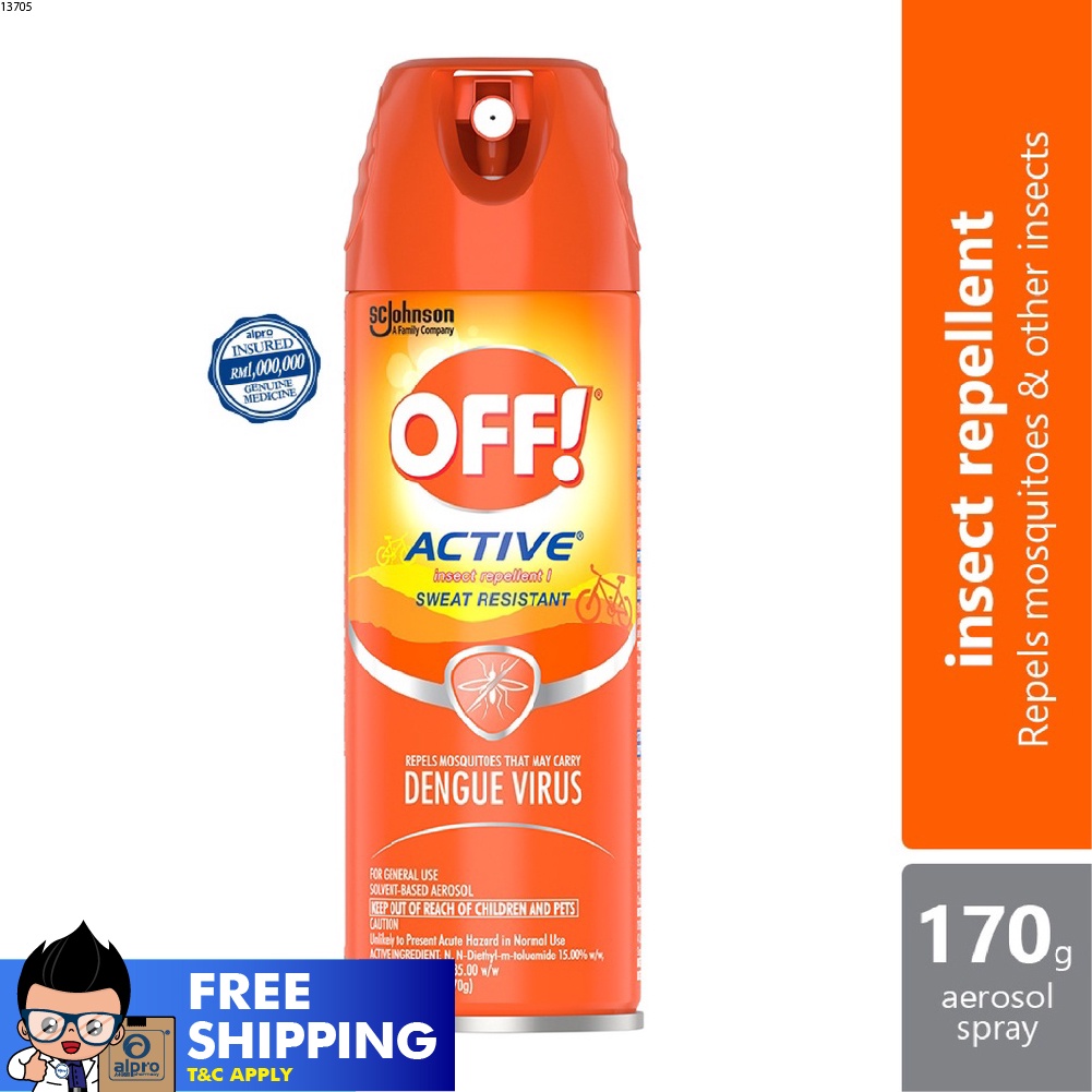 OFF! Insect Repellent Aerosol Spray (170g) | Shopee Malaysia