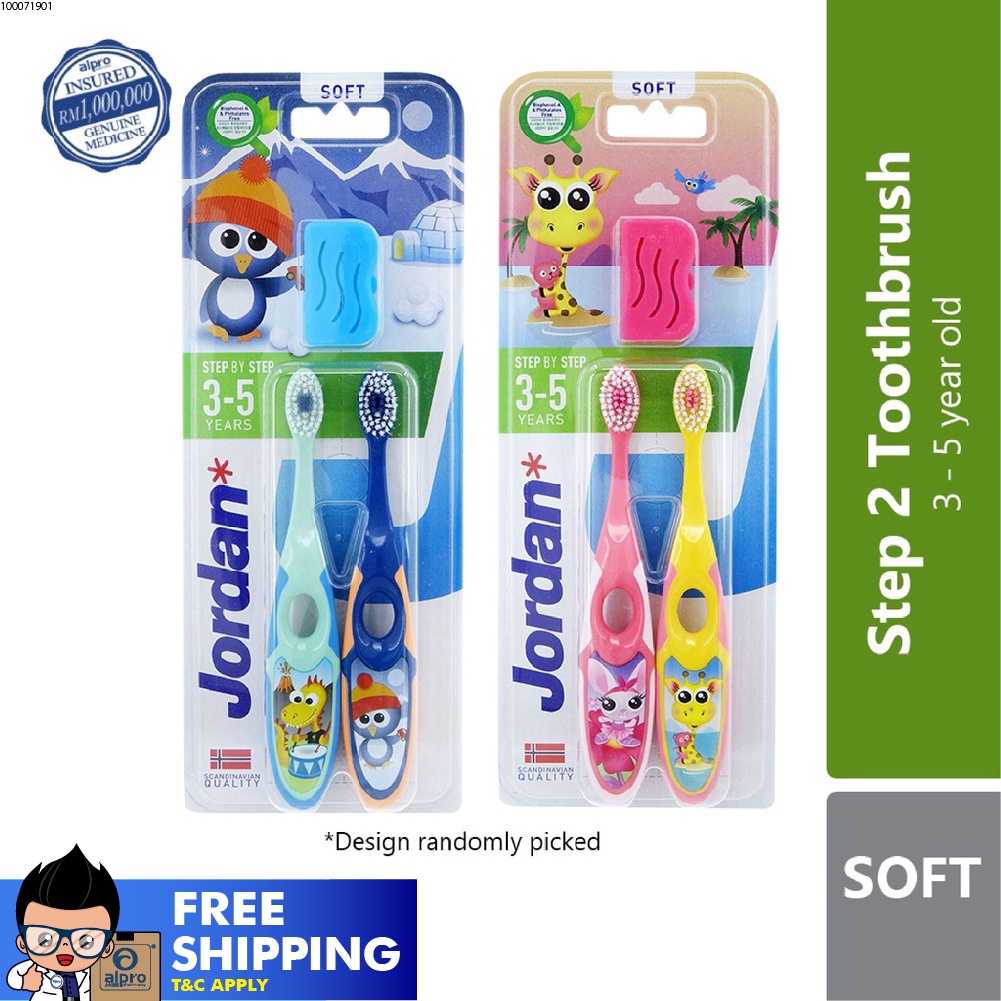 Jordan Toothbrush Step 2 (3-5 Years) | Shopee Malaysia