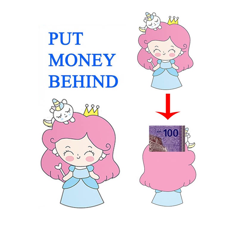 5 pcs Sampul Duit Raya Cartoon Green Packet Cartoon Red Envelope Green ...