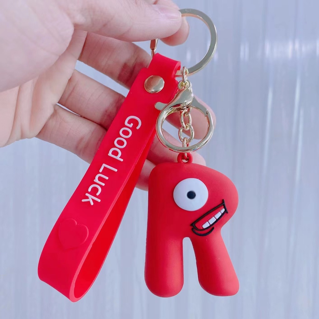 26 Types Alphabet Lore Keychain Letter Legend AZ Cartoon Doll Gifts ...