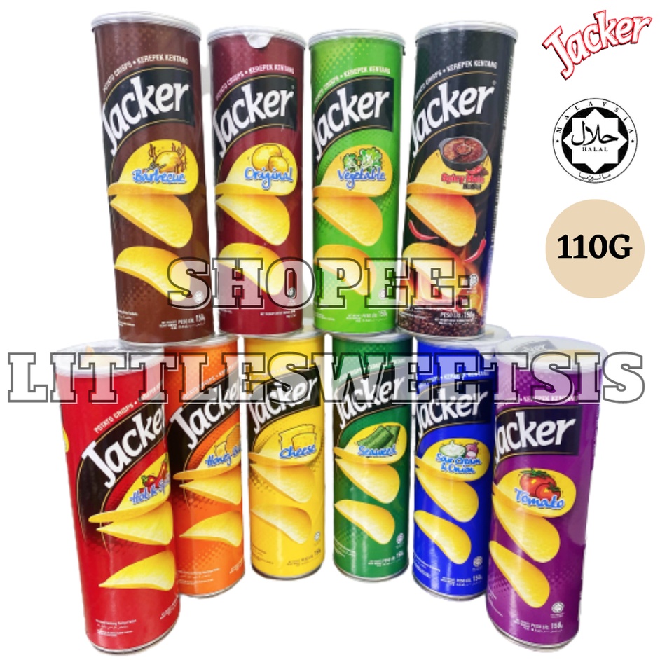 JACKER POTATO CHIPS 110G | Shopee Malaysia