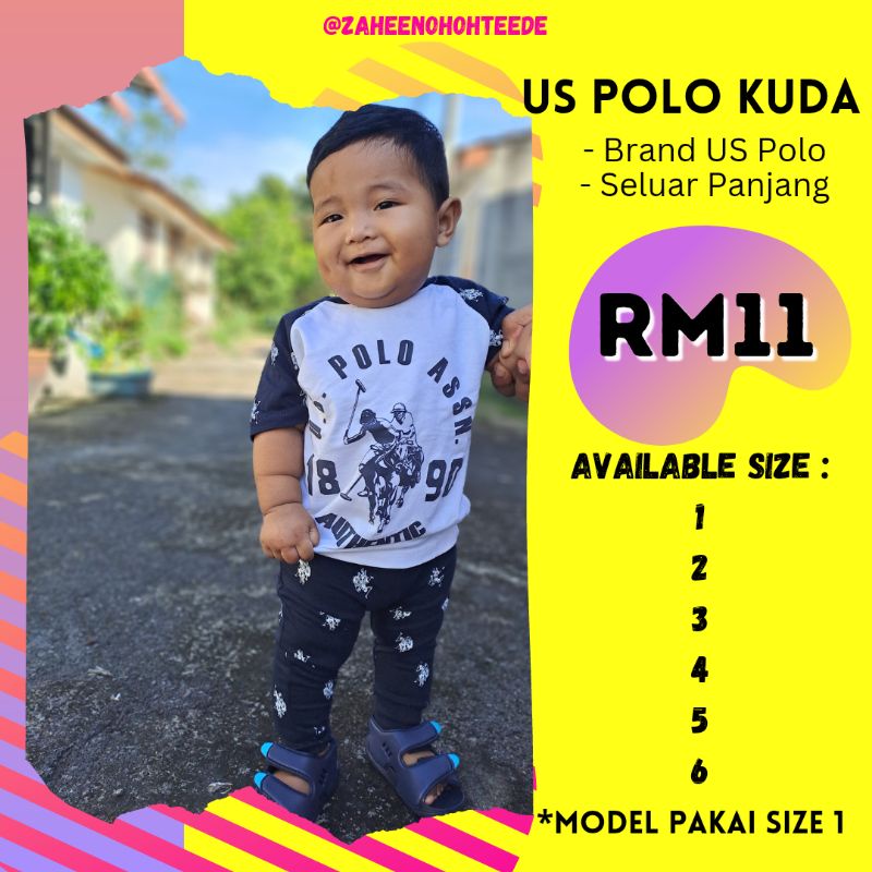 US POLO KUDA BABY & TODDLER | Shopee Malaysia