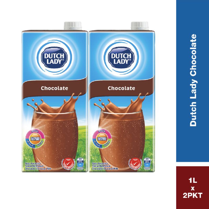 Dutch Lady Coklat 1L X 2pkt | Shopee Malaysia