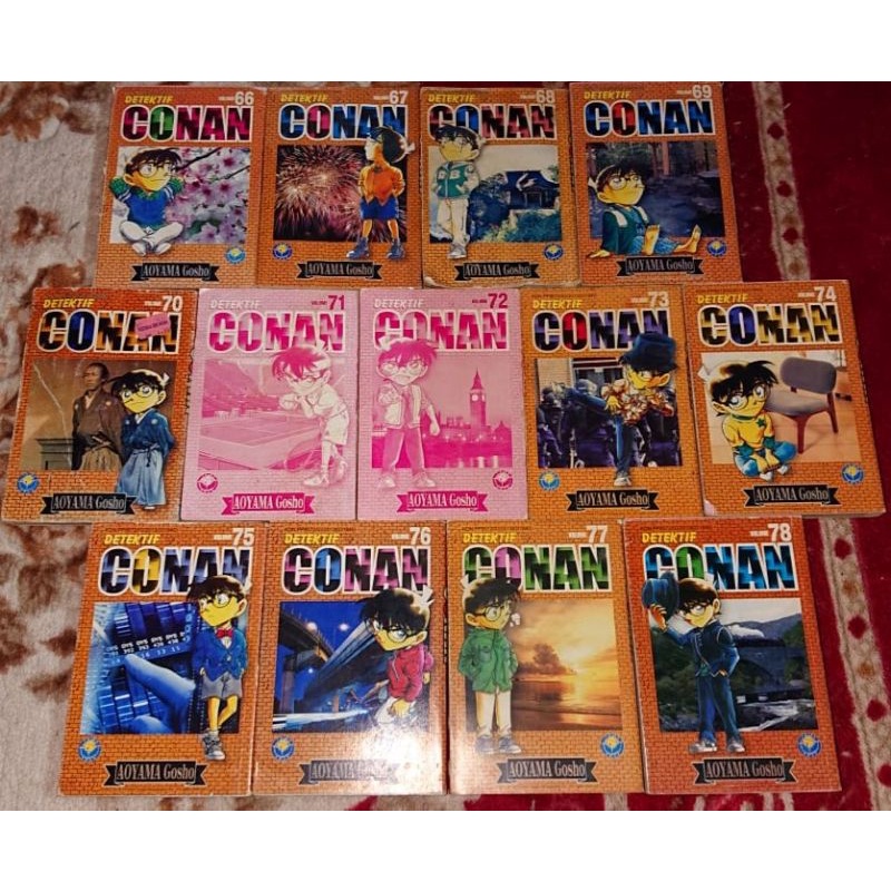 Komik Detektif Conan Volume 64 - 79 Komik Detective Conan Tora Aman ...