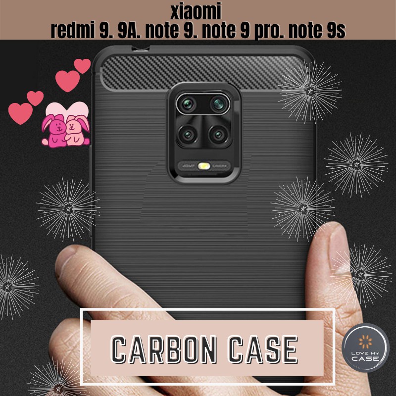 Xiaomi Redmi 9 9A note 9 note 9 pro note 9s Elegance Rugged Carbon ...