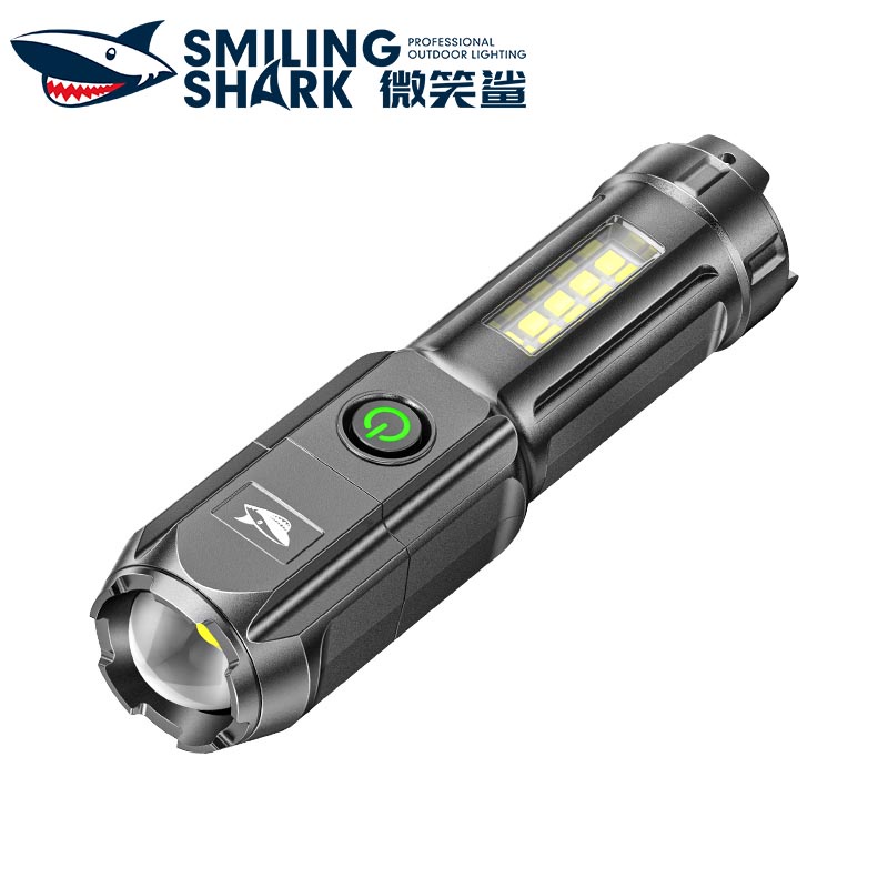 SmilingShark SD1005 Mini led Flashlight Type-C Rechargeable Torchlight ...