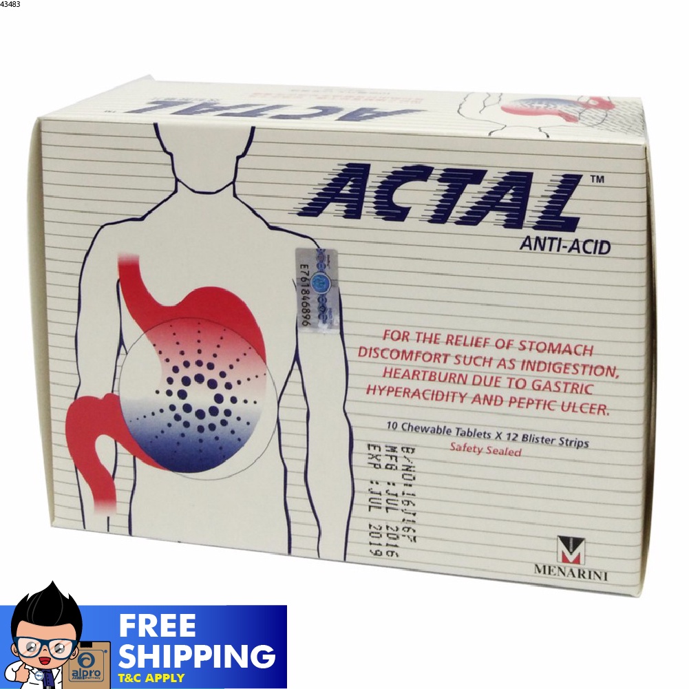 Actal Anti Acid (12s) | Shopee Malaysia