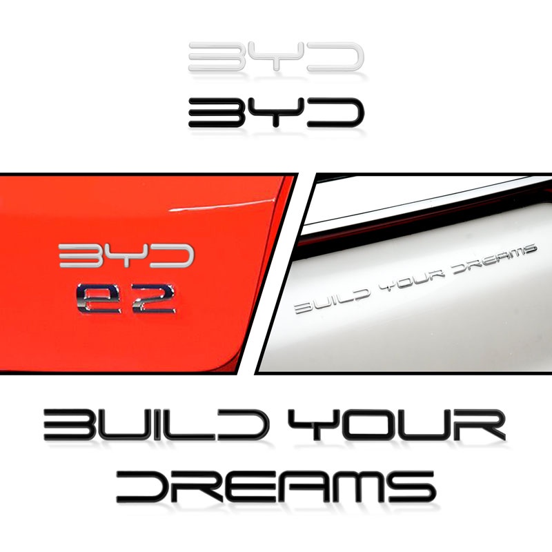 3D Chrome Metal Car Back Trunk Tailgate Sticker Build Your Dreams ...