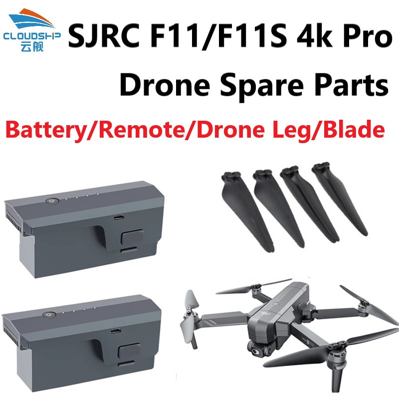 SJRC F11S 4K Pro Drone Battery Backup Spare Propellers Dron Leg Parts ...