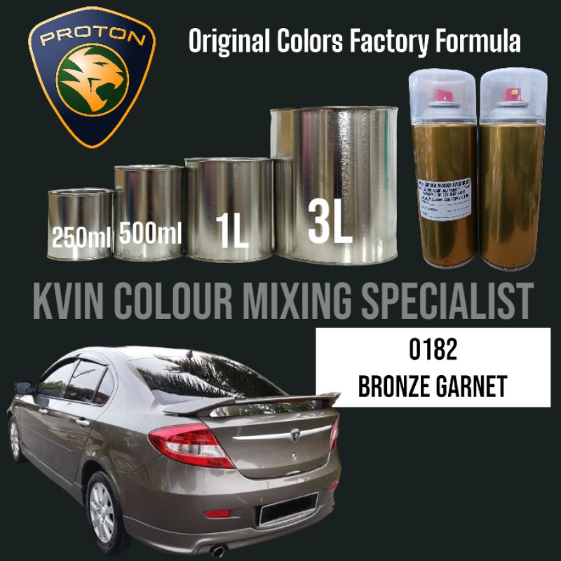 Proton Persona 0182 Bronze Garnet 2K Paint | Shopee Malaysia
