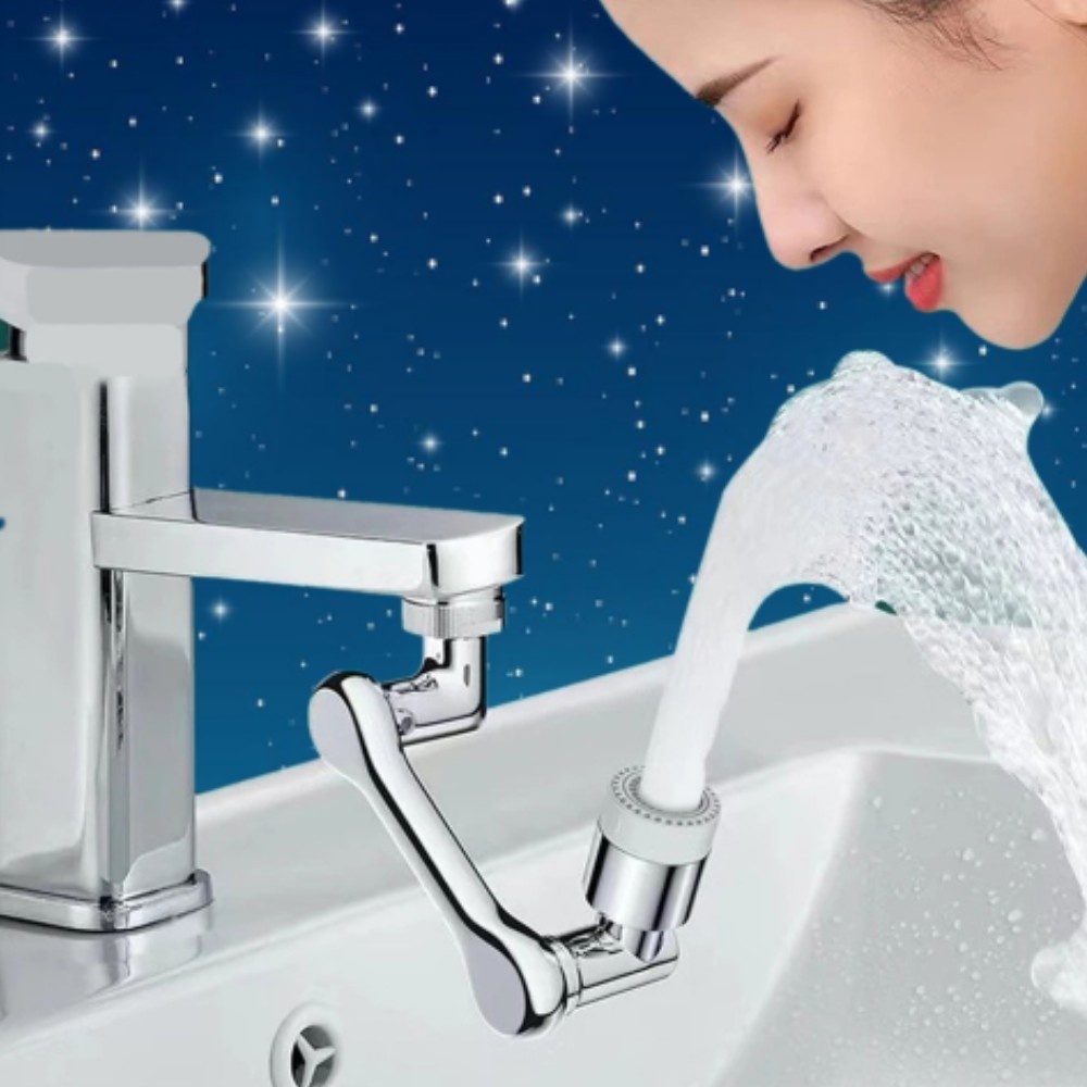 Universal 1080 Degree Rotatable Faucet Extender Sprayer Head Universal ...