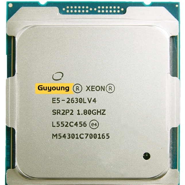 Xeon E5-2630LV4 processor 1.80GHZ 10Core 25M E5-2630 LV4 LGA2011-3 55W low power CPU E5 2630LV4 ...