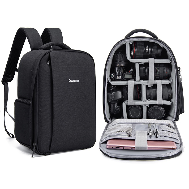 Caden Premium Camera Backpack with Rain Cover Can Hold 2 DSLRs, 7 ...