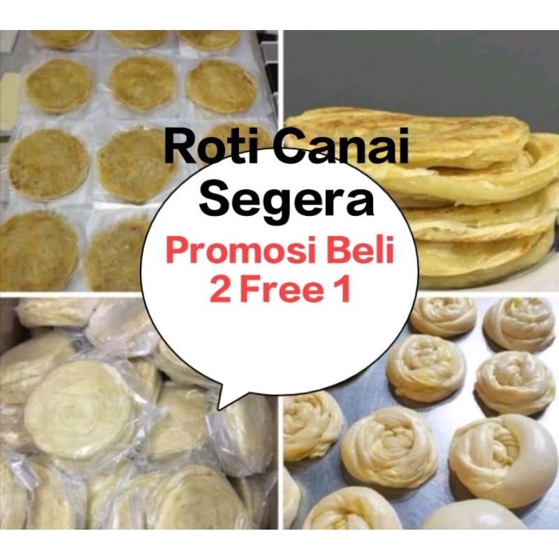 Roti Canai Frozen Paratha Instant Beli 2 ke atas Free 1 | Shopee Malaysia