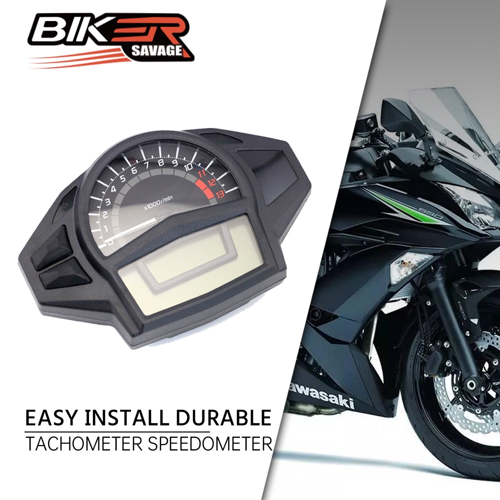 For KAWASAKI ER 6F NINJA EX 650 EX650 ER-6F Digital Speedometer ...