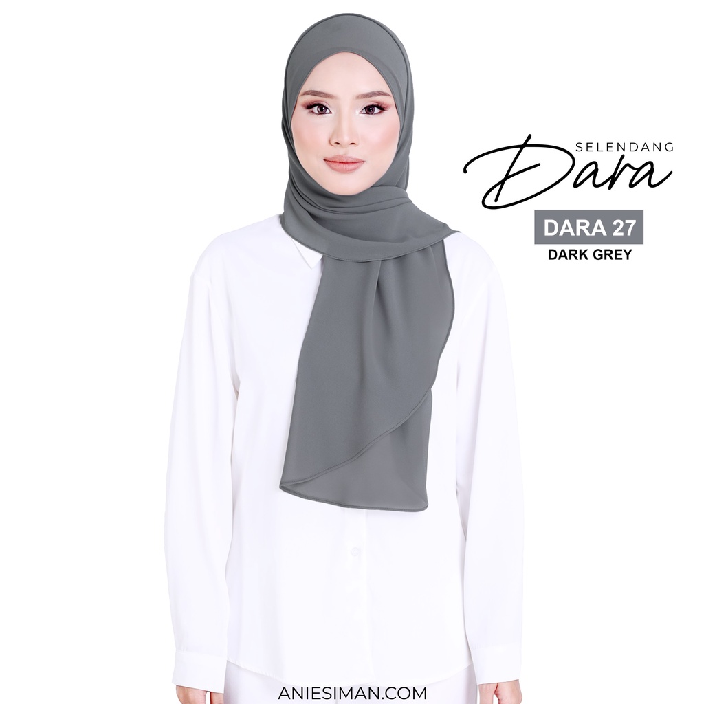 Selendang DARA - Chiffon Shawl (DARA) | Shopee Malaysia
