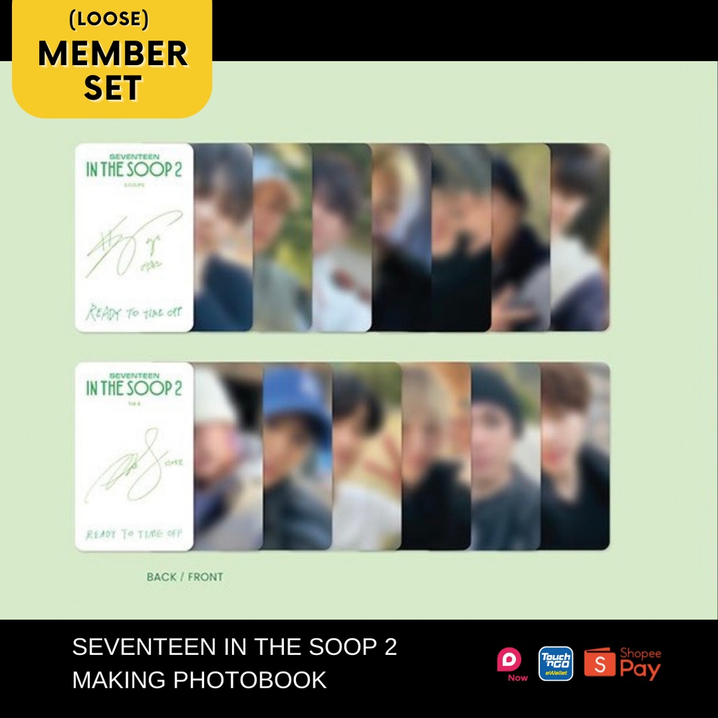 (LOOSE Member Set) SEVENTEEN IN THE SOOP 2 MAKING PHOTOBOOK | Shopee Malaysia