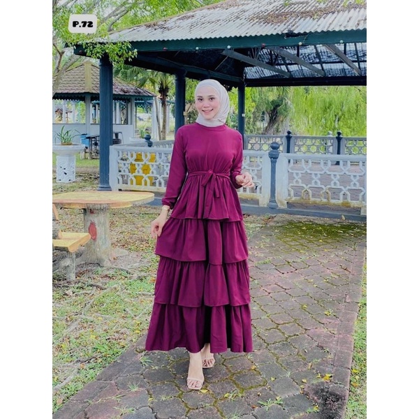 🔥HOT ITEM 🔥Dress layer viral / dress terkini / dress bertingkat / dress ...