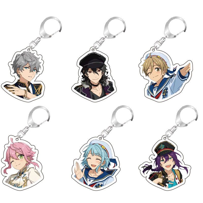 Ensemble Stars KeyChain Men Hidaka Hokuto Key Chain Women Acrylic Car Cosplay Japan Key Ring ...