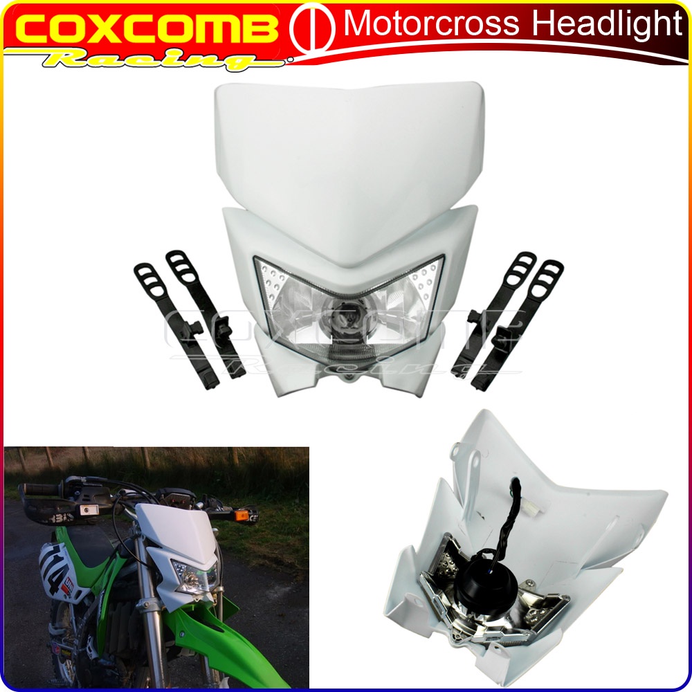 Universal Off Road Headlight 12v 35w Enduro Motocross Head Lights ...