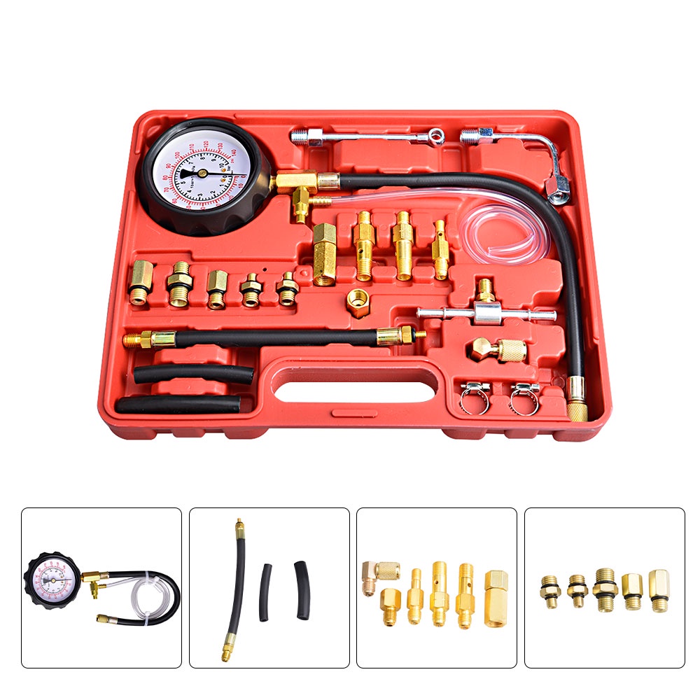 TU-114 Petrol Diesel Fuel Compression Pressure Gauge Tester Fuel ...