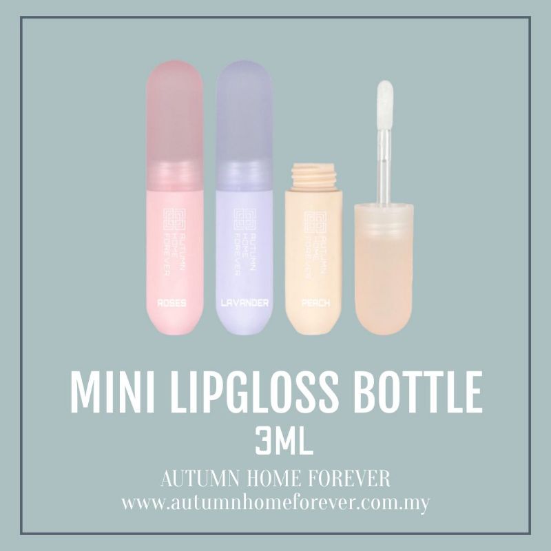 Custom New Trending 3ml Capsule Shape Lipgloss Bottle, 3ml Lipgloss ...