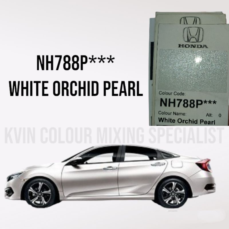 NH788P*** White Orchid Pearl Honda 2K Car Paint | Shopee Malaysia