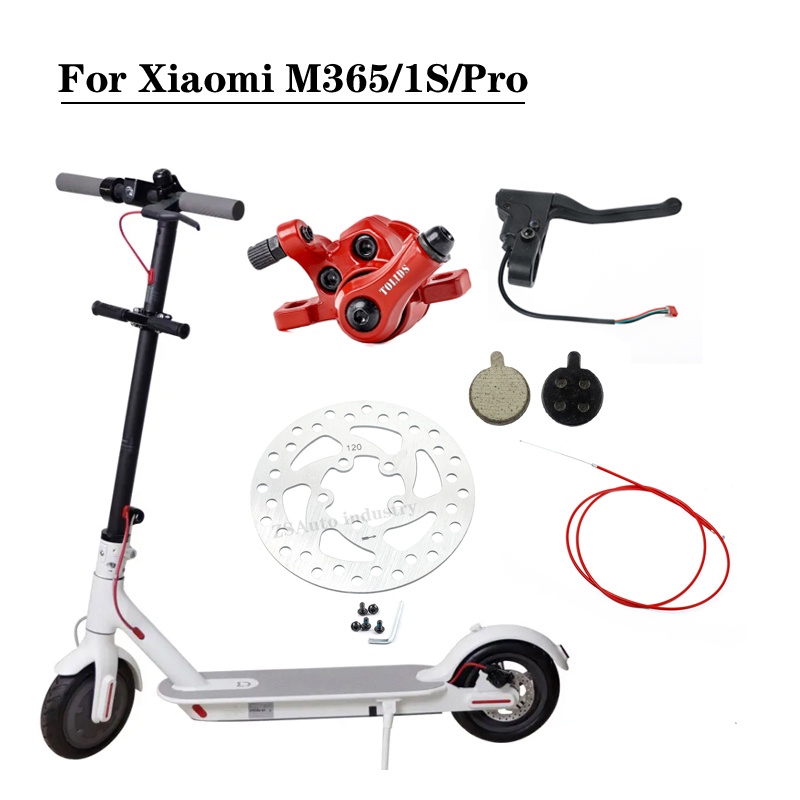 Electric Scooter Brake Pads Rotors Caliper Brake pump brake lever ...