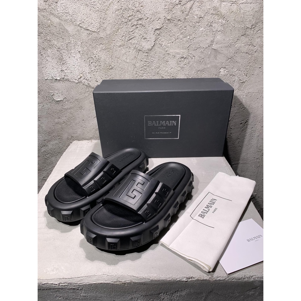 BALMAIN 2023SS Early spring style detachable slippers | Shopee Malaysia