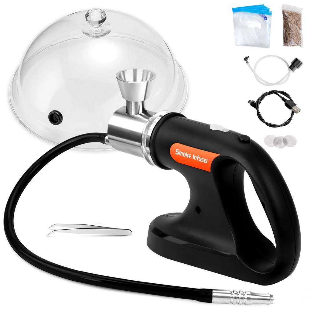 Smoked Gun with Accessories Handheld Food Smoker for Bar Cooking Meat ...