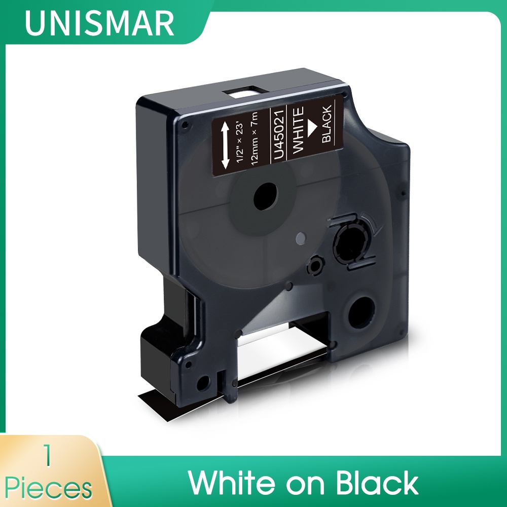 [6mm/9mm/12mm] D1 Label Tape Compatible Dymo 45013 40913 43613 Refill ...
