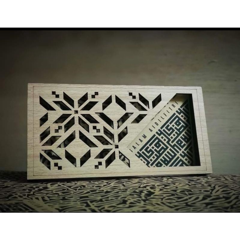 sampul duit raya (kayu) &bingkai gambar (dwifungsi) | Shopee Malaysia