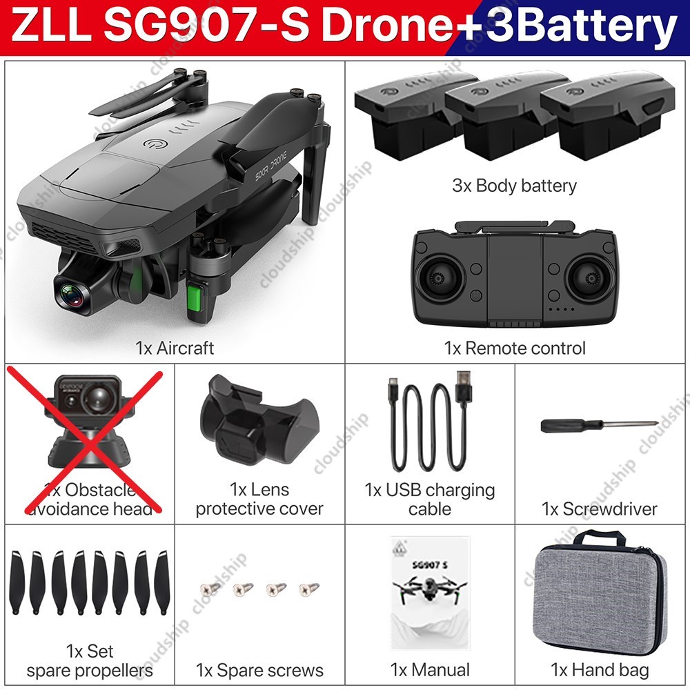 2023 New Drone SG907-S Drone GPS 4K Ecs Camera WIFI 5G FPV Transmission ...