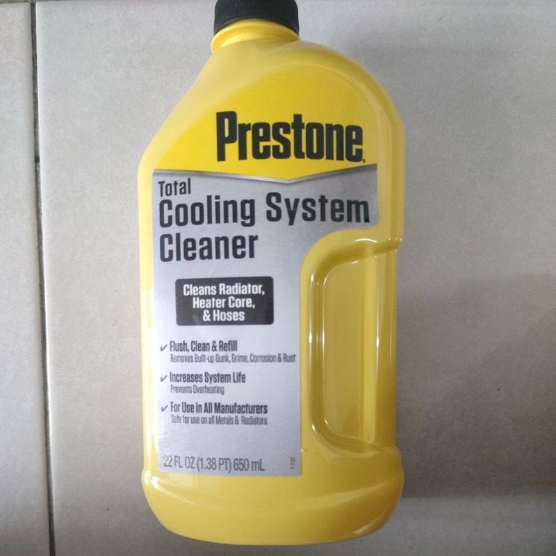 Prestone (Made in USA) Radiator Flush + Cleaner 650ML | Shopee Malaysia