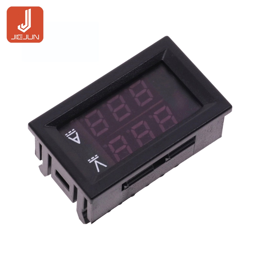 0.56 inch Mini Digital Voltmeter Ammeter DC 100V 10A Panel Amp Volt ...