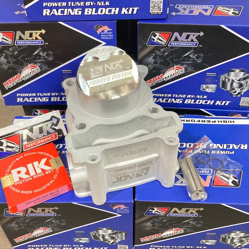 NLK PERFORMANCE SUPER CERAMIC BLOCK SET LC135 62mm 63mm | Shopee Malaysia
