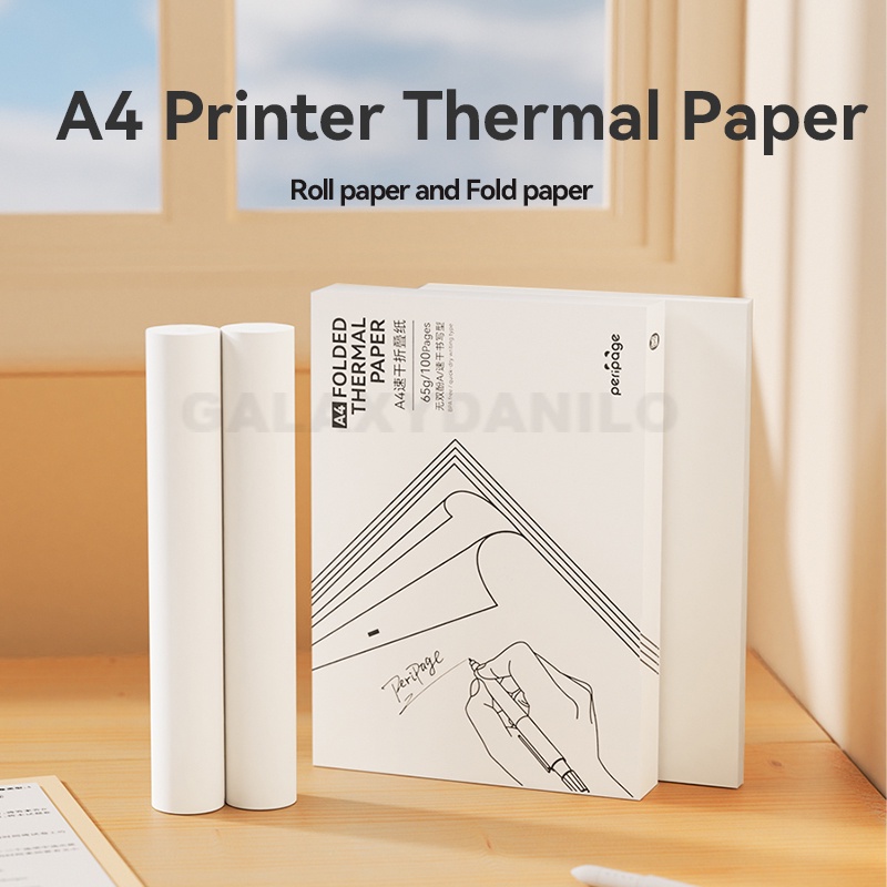 PeriPage A40 Official Thermal Paper A4 210*30mm/210*297mm Thermal Fax ...