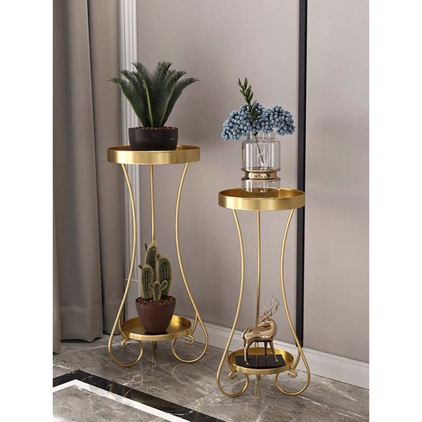 Nordic light luxury flower rack indoor simple creative pot plant shelf ...