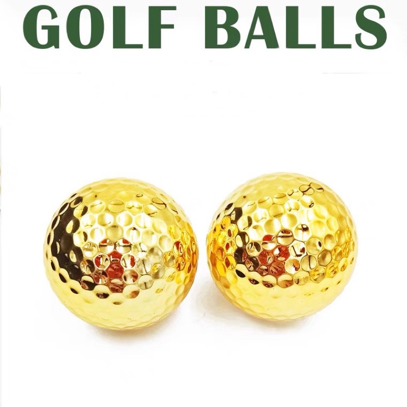 🇲🇾 Metallic Gold Golf Balls | High Visibility | Shopee Malaysia