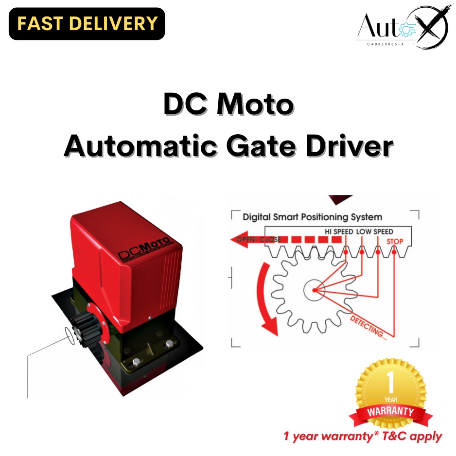 DC MOTO Automatic Gate Driver for sliding gate type | Shopee Malaysia