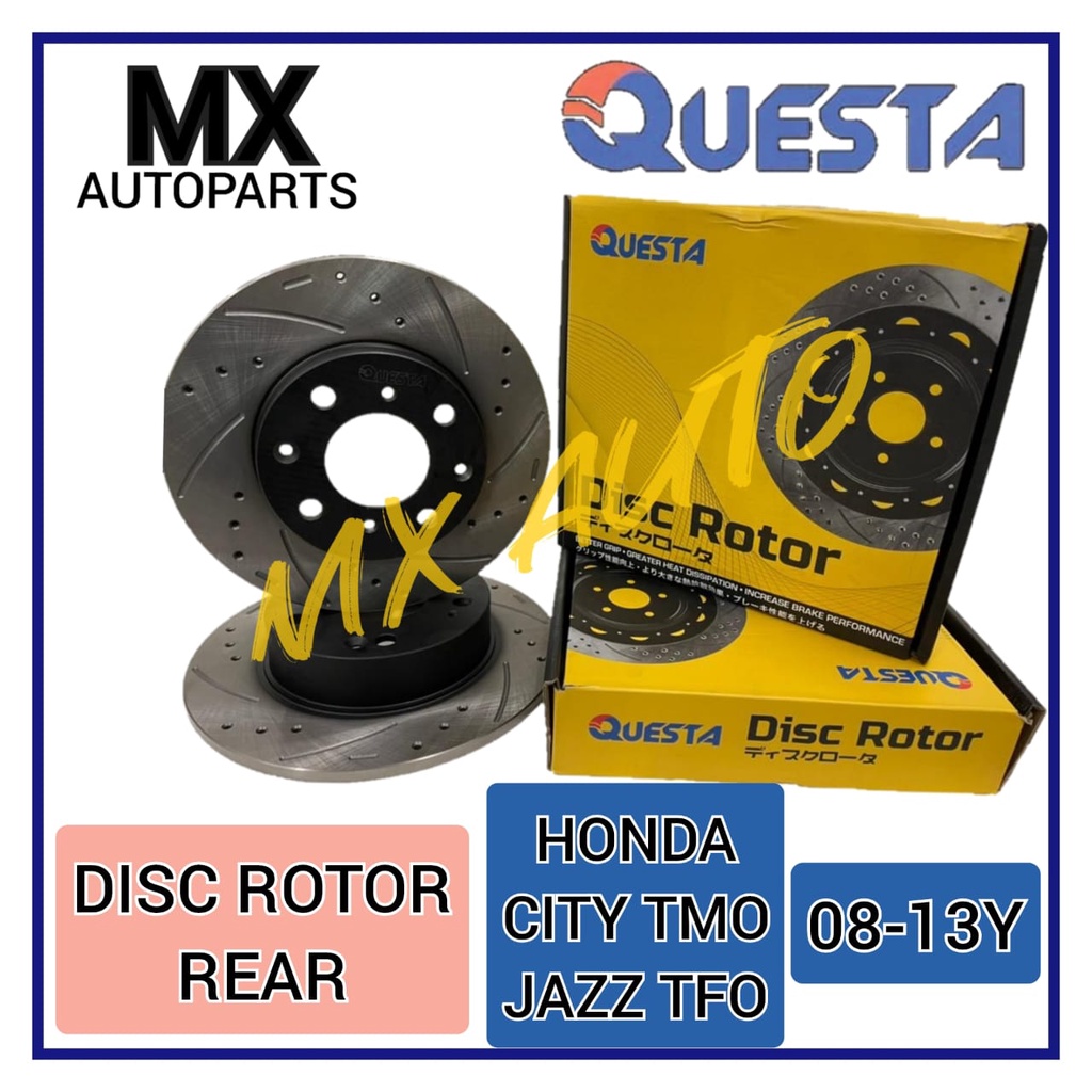 QUESTA HONDA CITY TMO T9A GM6 JAZZ TFO T5A GE GK 2008-2013 SPORT BRAKE ...