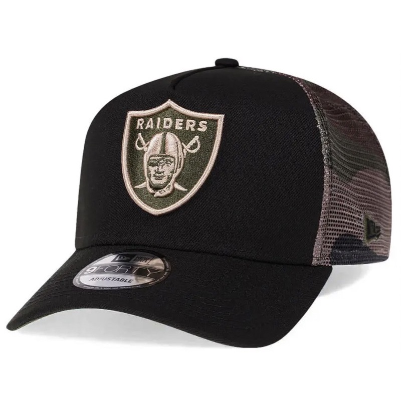 NEW ERA 9FORTY LAS VEGAS RAIDERS A FRAME TRUCKER SNAPBACK CAP | Shopee ...