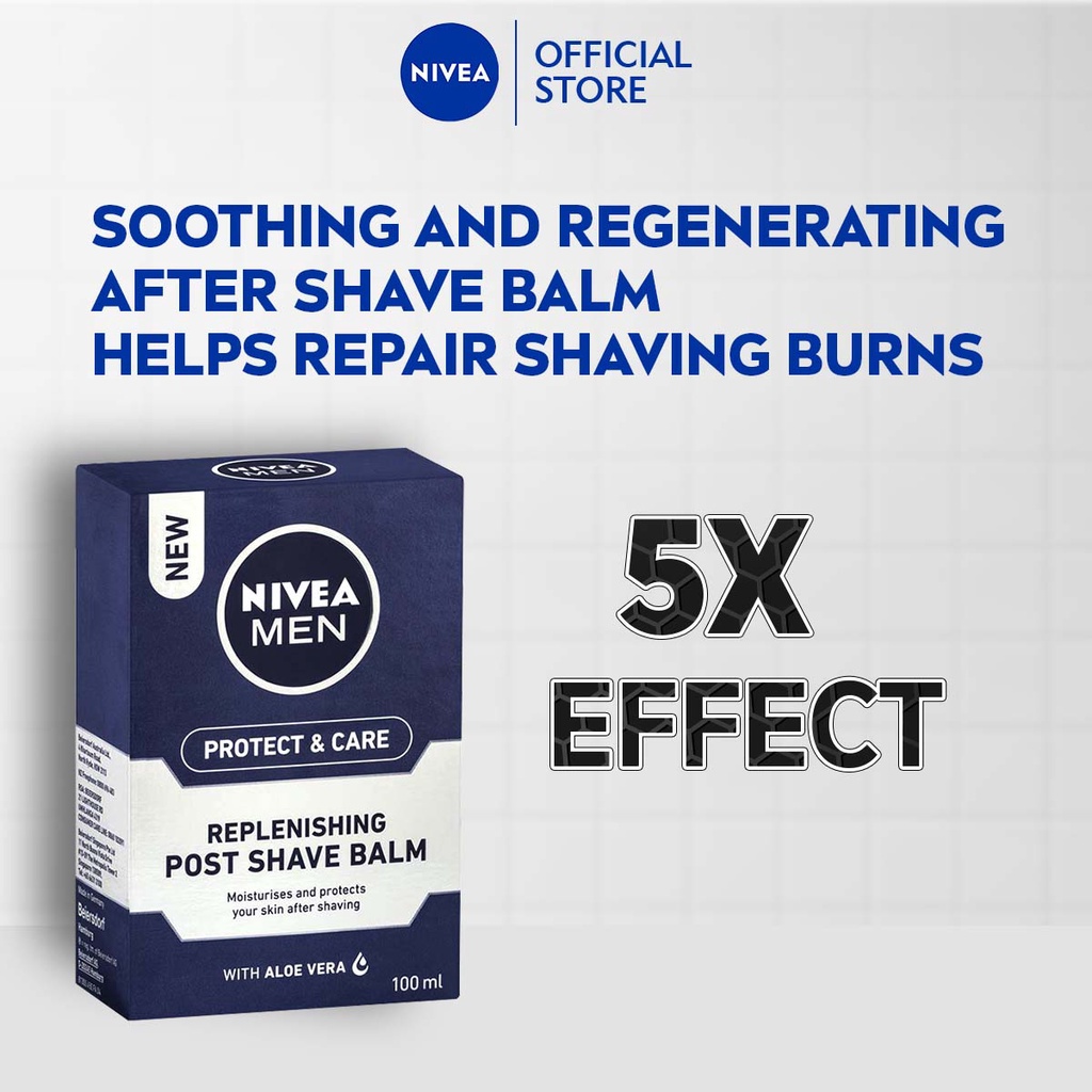 NIVEA Men Protect & Care Replenishing Post Shave Balm Men's Grooming ...