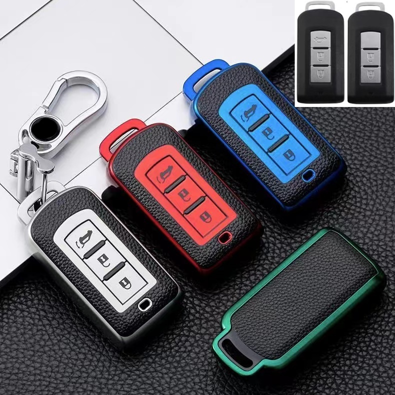 Mitsubishi Lancer ASX Triton Xpander Keyless Remote Leather Car Key ...