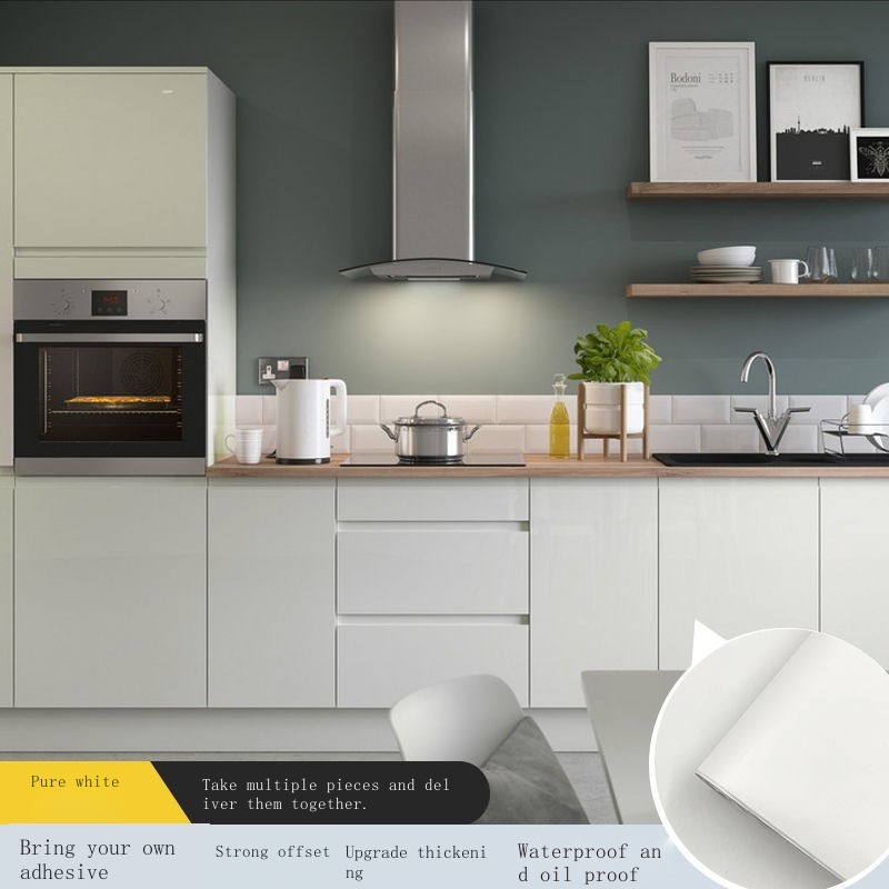 Pelekat kabinet kalis air dan kalis minyak dapur tahan lembapan-pintu ...
