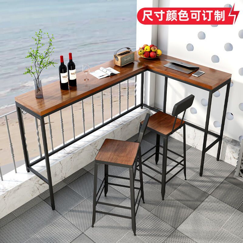 Corner Bar Balcony Narrow Strip Table Household Wall Side Window One ...